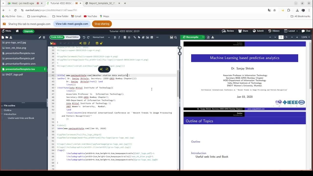 How to Create Presentations with Beamer Class in LaTeX System - YouTube