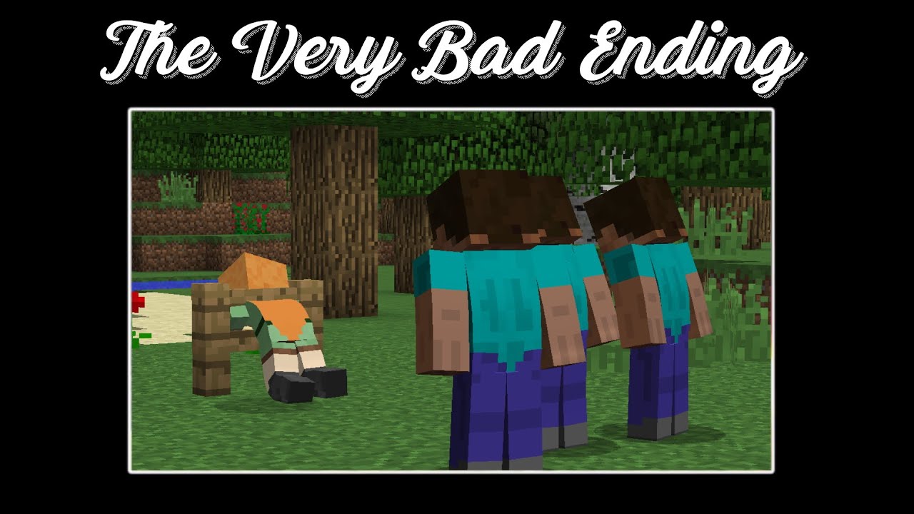 All Steve Im Stuck Endings Youtube