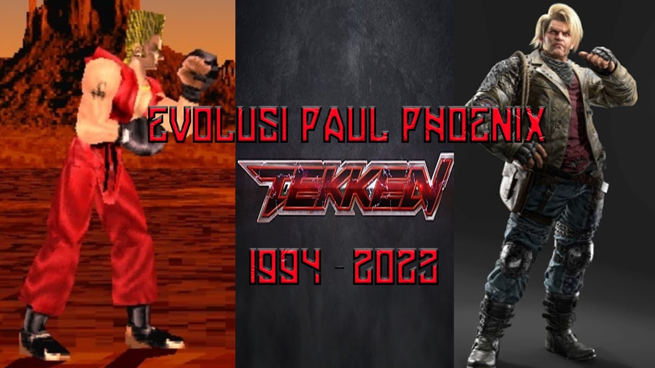 Evolution Paul Phoenix || Tekken 1 - 8 || (1994 - 2023) - YouTube