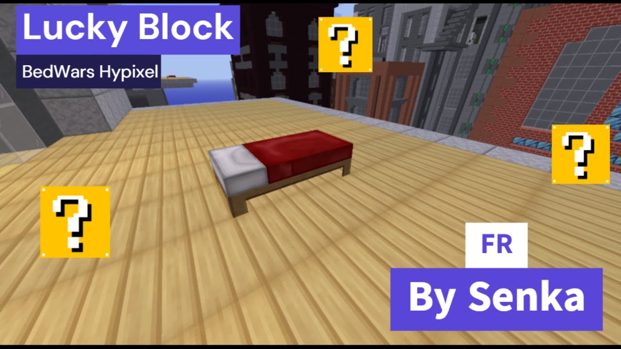 BedWars Lucky Block Hypixel - YouTube