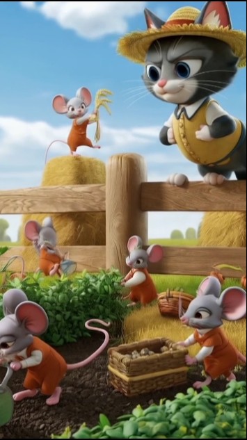 cat boss is farms mouse working|The Purr-fect Farm Boss Cat & Mouse ...