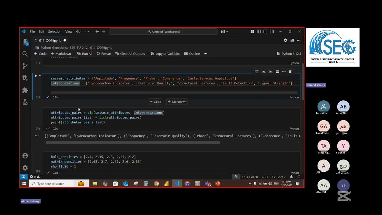 SEG Courses | Python Programming for Geoscience | (11) Object-Oriented Programming (OOP) - YouTube