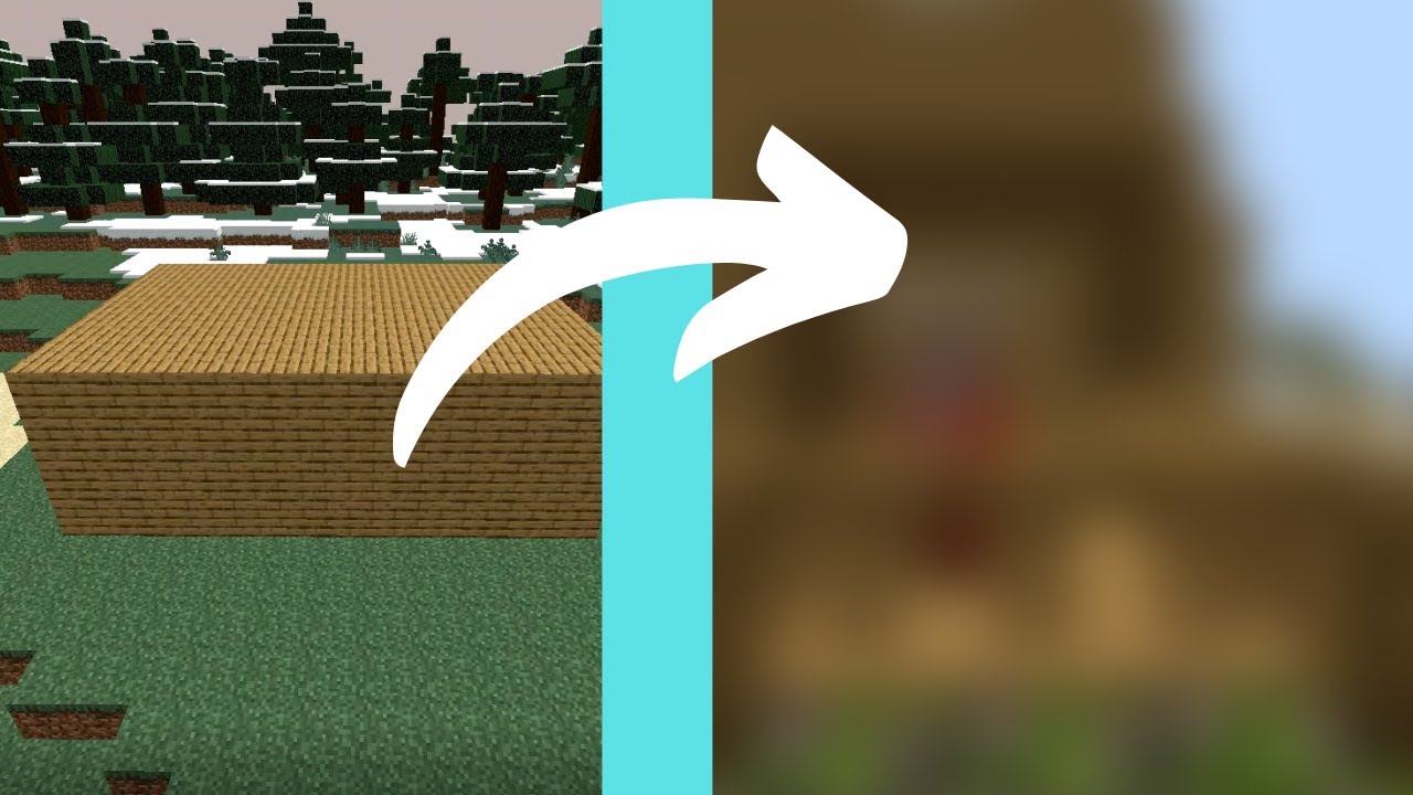 I Turned a BAD House in to a LUXURY Mansion in MINECRAFT! - YouTube