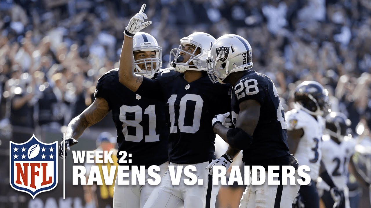 Derek Carr Hits Seth Roberts for Game-Winning TD | Ravens vs. Raiders ...