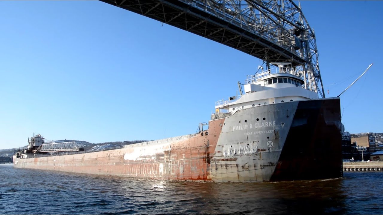 PHILIP R CLARKE Bound for Two Harbors - YouTube