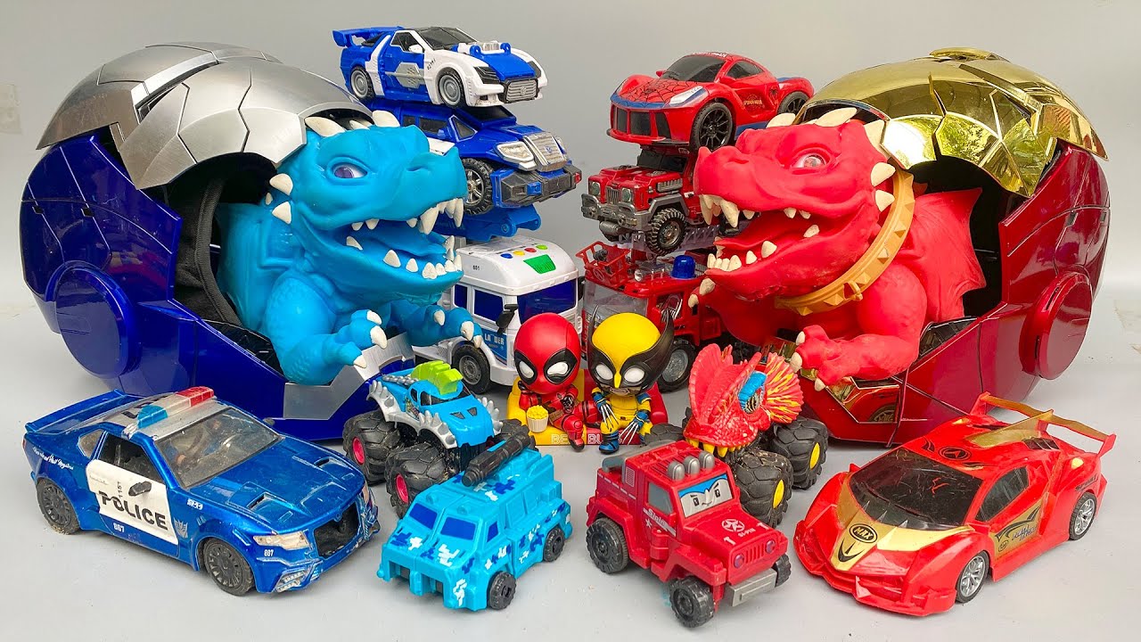 Autobots Transformers One Police Superhero Avengers Mech Strik Robot ...