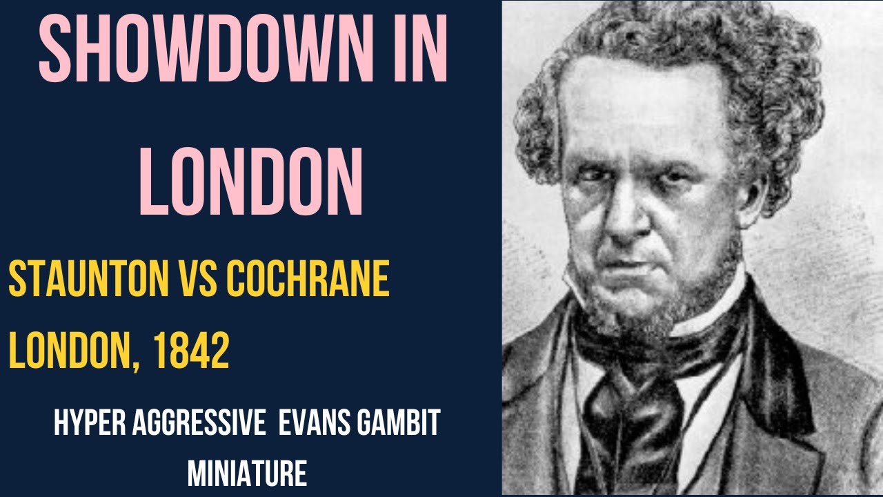 Insane Queen Sacrifice- Howard Staunton vs John Cochrane London 1842 ...