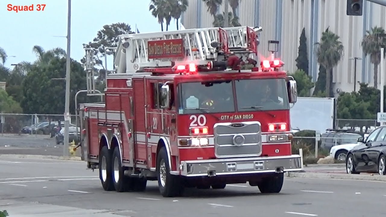 AMR & San Diego Fire Responding (Compilation 4) - YouTube