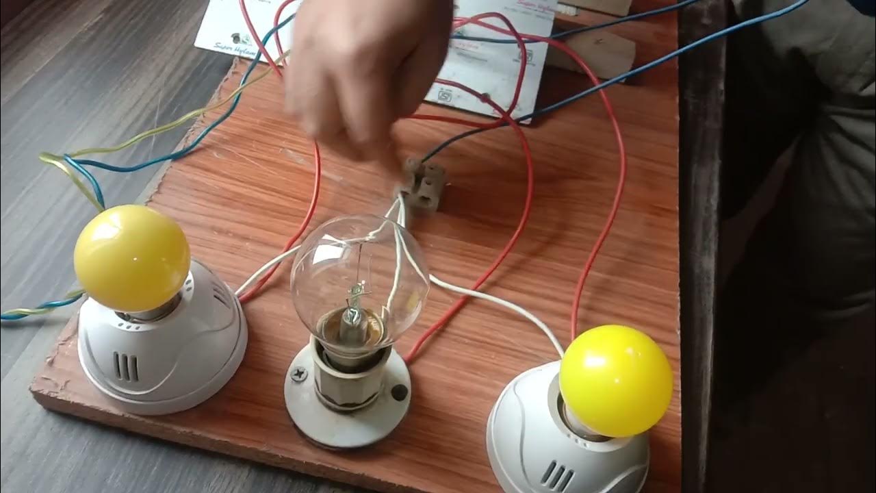 To Assemble a Household Circuit Comprising Three Bulbs, Three (on/off ...