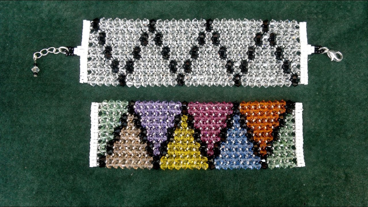 Beading4perfectionists : Herringbone stitch: Doing it with Swarovski ...