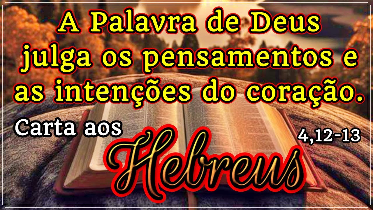 Hebreus 4 12e13 Explicação - FDPLEARN