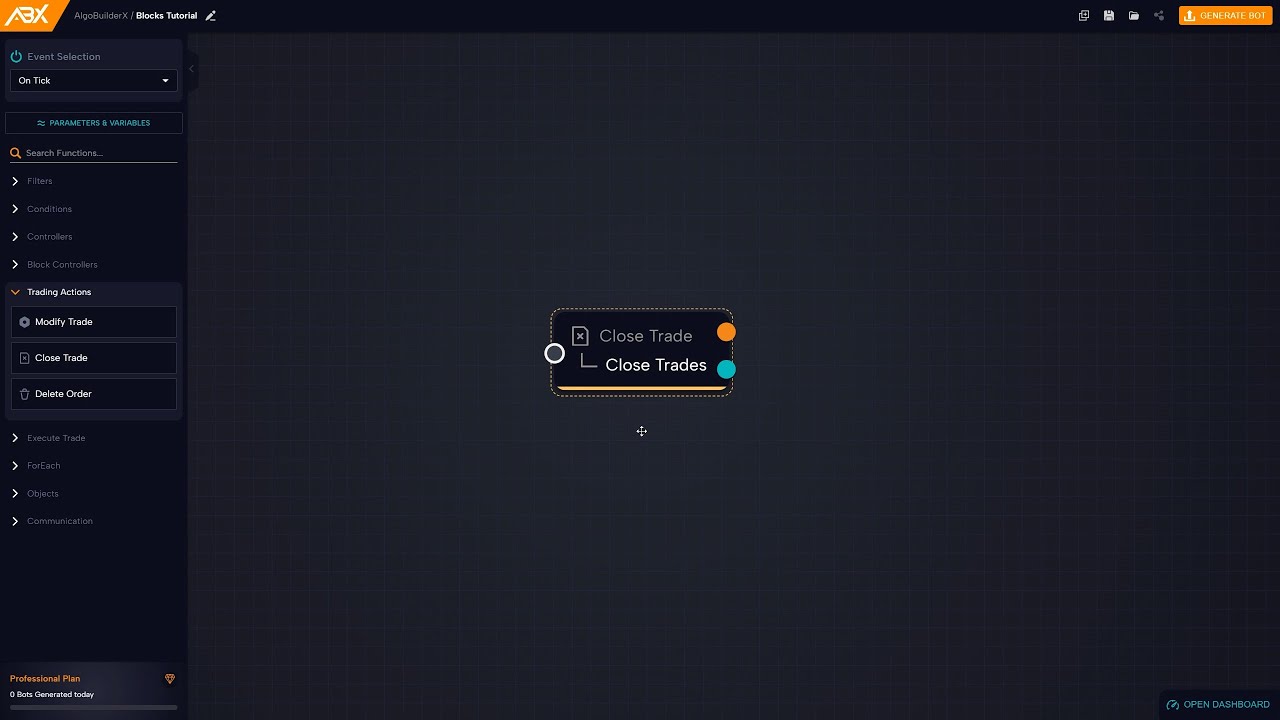 How To Get Started Using Blocks In Algobuilderx Youtube