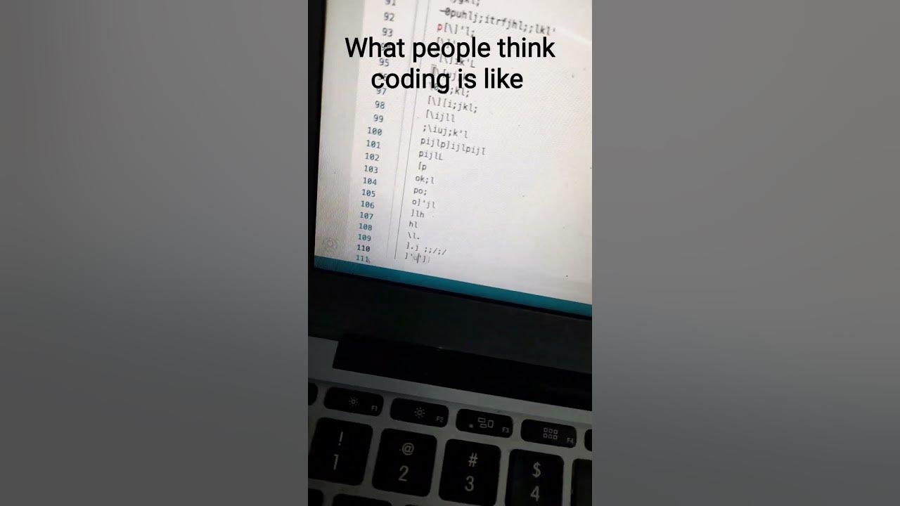 This isn't what coding looks like - YouTube