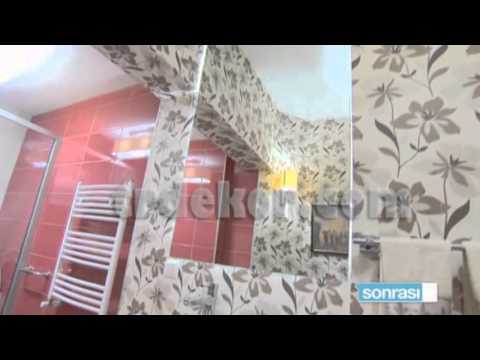 Evim Şahane'nin Yaptığı Banyo Dekorasyonları ( İZLE )