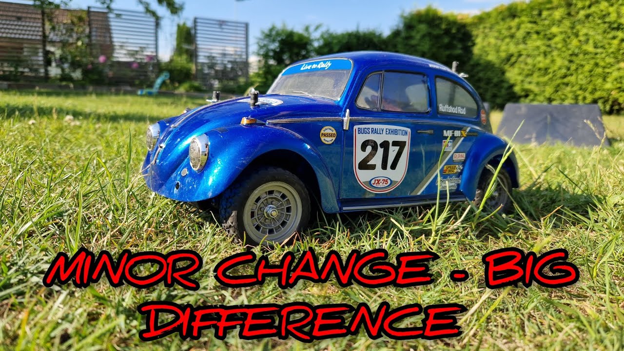 RC car rally beetle Tamiya - YouTube