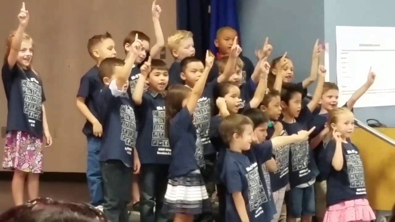 2015 - 2016 Reedom Elementary Kindergarten Graduation - YouTube