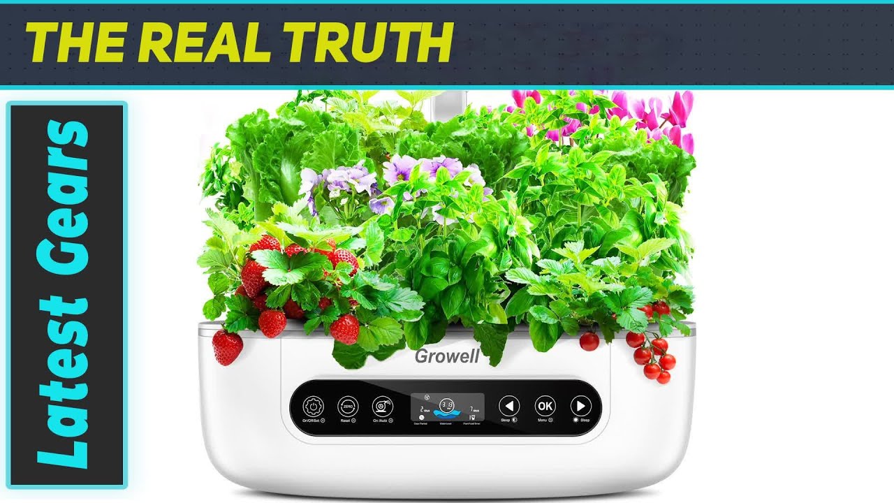 Growell Hydroponics System: Fastest Growing Herbs Ever? - YouTube
