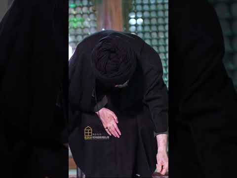 Rəhbərin İmam Xomeyninin hərəmi və Behişti-Zəhra Şəhidlər xiyabanında iştirakından video görüntü
