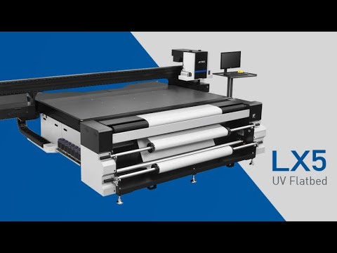 UV LED Printer - JETRIX UV LED LX5 - YouTube