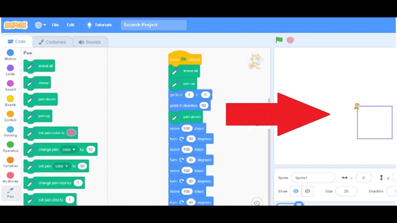 How To Draw Square In Scratch Techno Scratch Madhavi YouTube How To Draw Square In Scratch Techno Scratch Madhavi YouTube