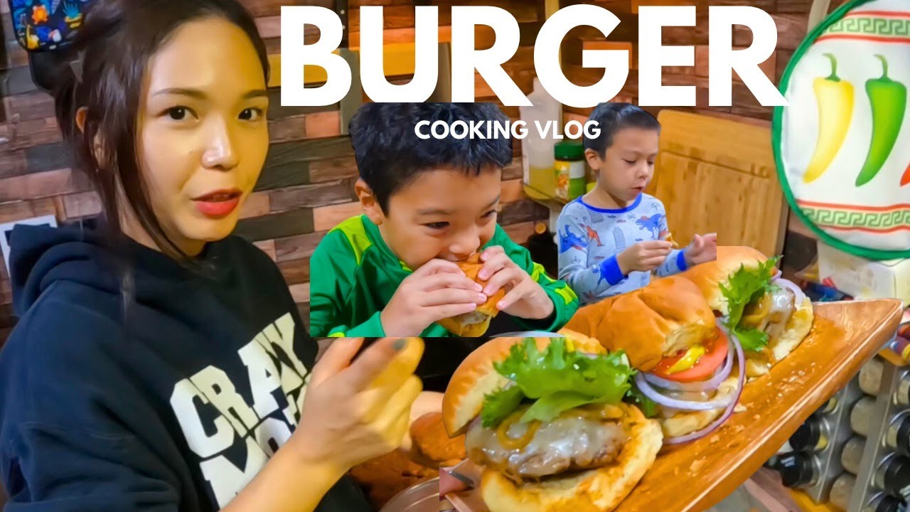 VLOG | MAKING BURGER FOR CAIN'S BIRTHDAY | OKINAWA | JAPAN - YouTube