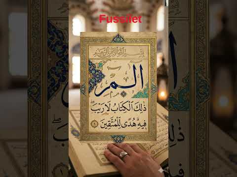 Fussilet Suresi 1  ayet#ayet #kuran #kuraniKerim #ayetler #islam #iman #dua #zikir #tevhid #allah