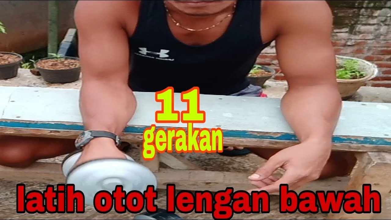 #11 gerakan latihan lengan bawah dirumah || forearm workout - YouTube