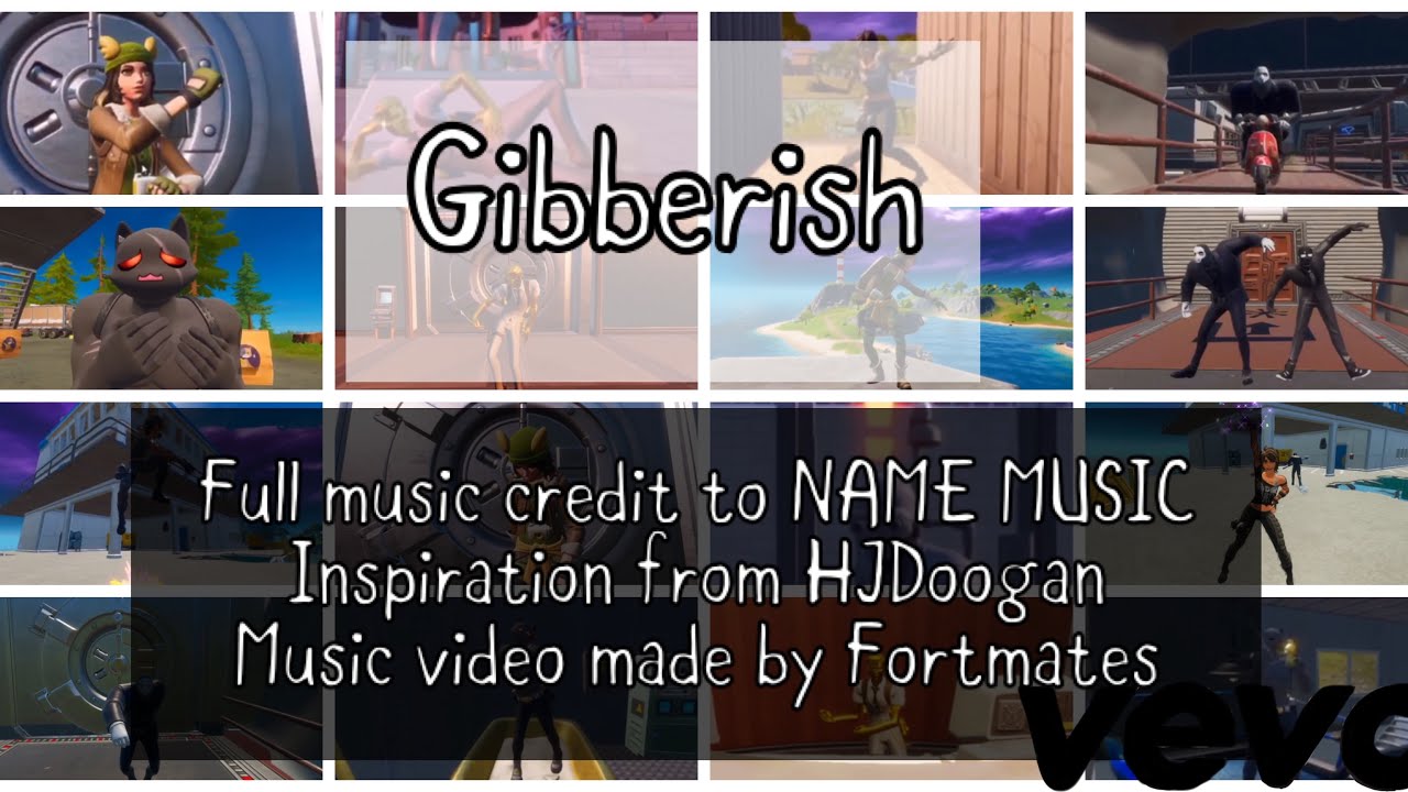 Fortnite Bosses Rap Battle - Gibberish (Official Music Video) - YouTube