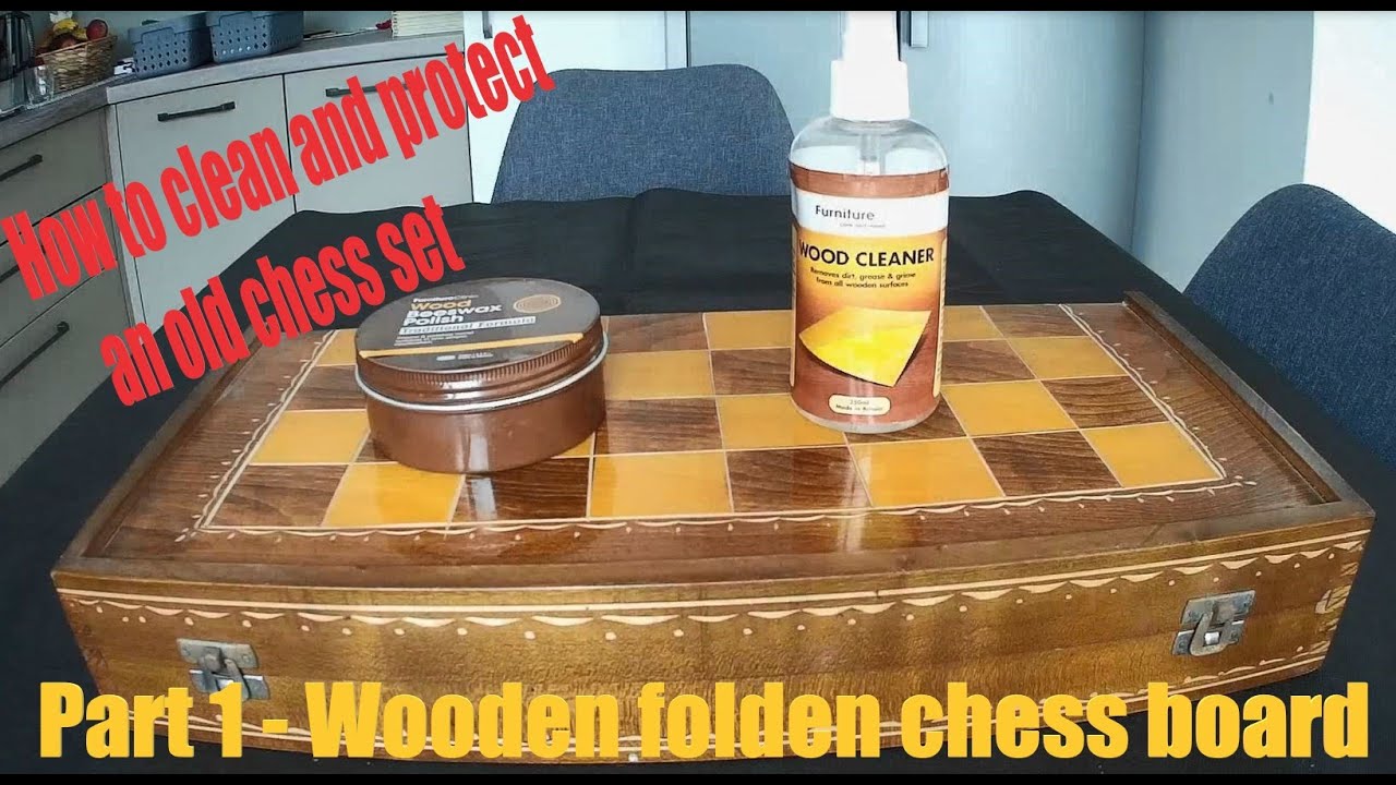 How to clean and revive an old chess set - Part 1 - YouTube