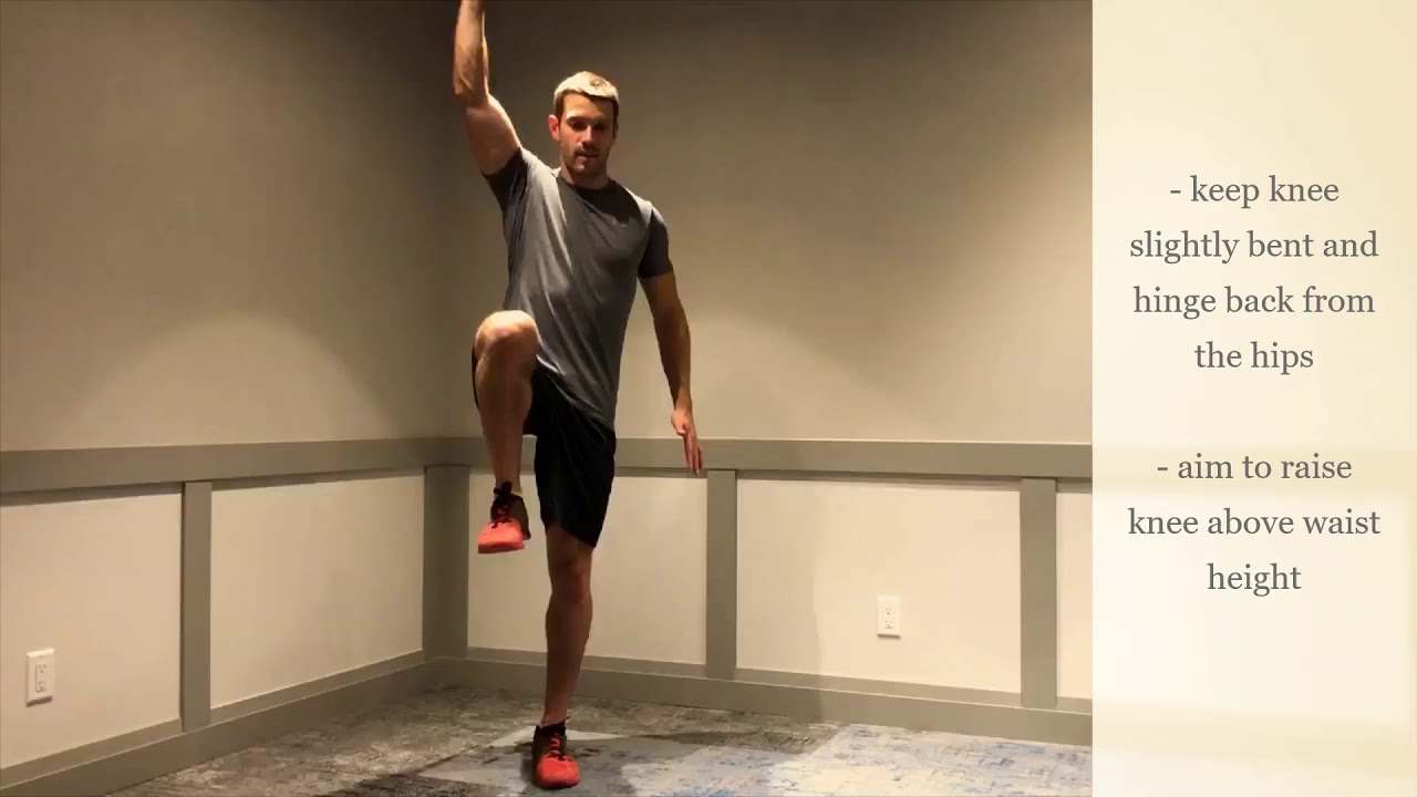 Shin touch to knee raises - YouTube