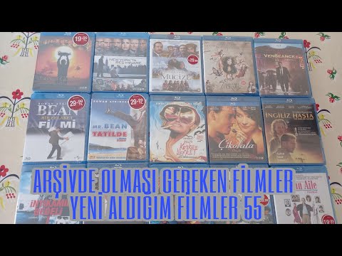 ARŞİVDE OLMASI GEREKEN  FİLMLER YENİ ALDIĞIM FİLMLER /55 (BLURAY DVD  KOLEKSİYONU TAMAMLAMACA)