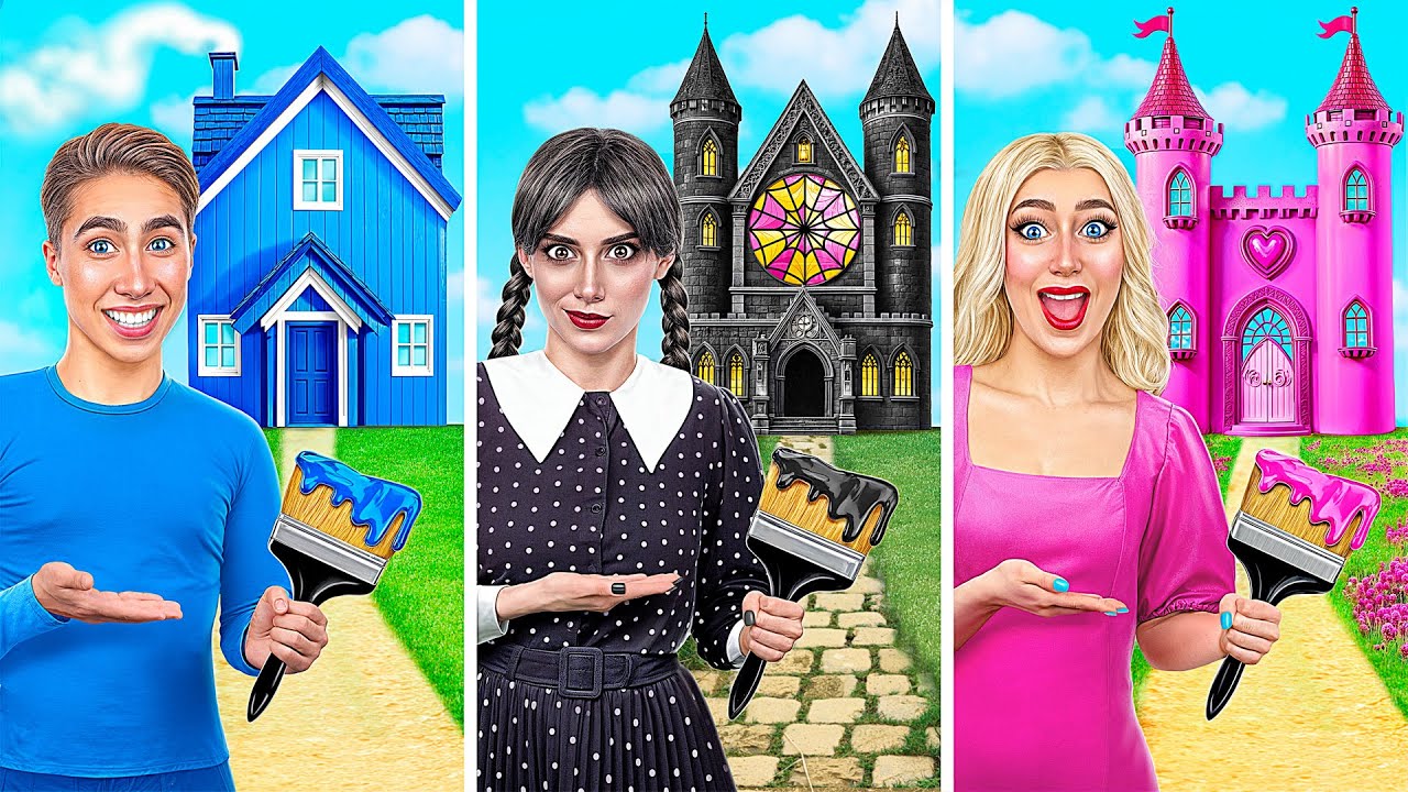 Case di un Solo Colore Sfida | Hack e Gadget Segreti Facili da Mega DO Challenge - YouTube