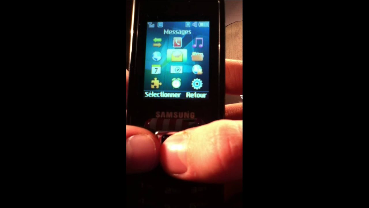 Samsung e2550 présentation - YouTube