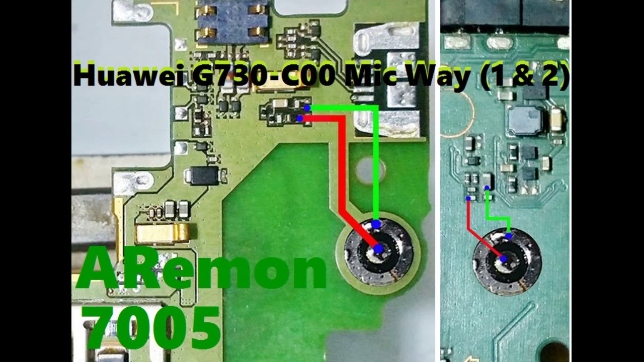 Huawei G730-C00 mic jumper ways - YouTube
