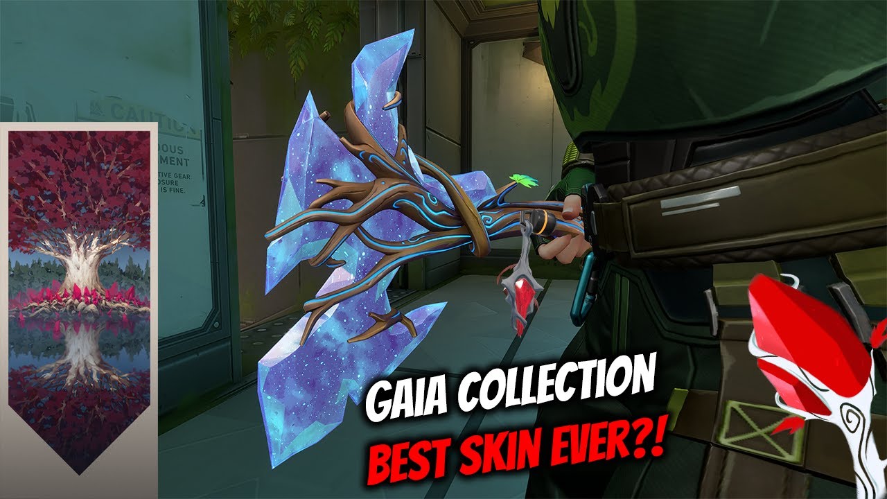 WARNA MERAHNYA PALING CAKEP :D | GAIA Collection Preview | Valorant ...