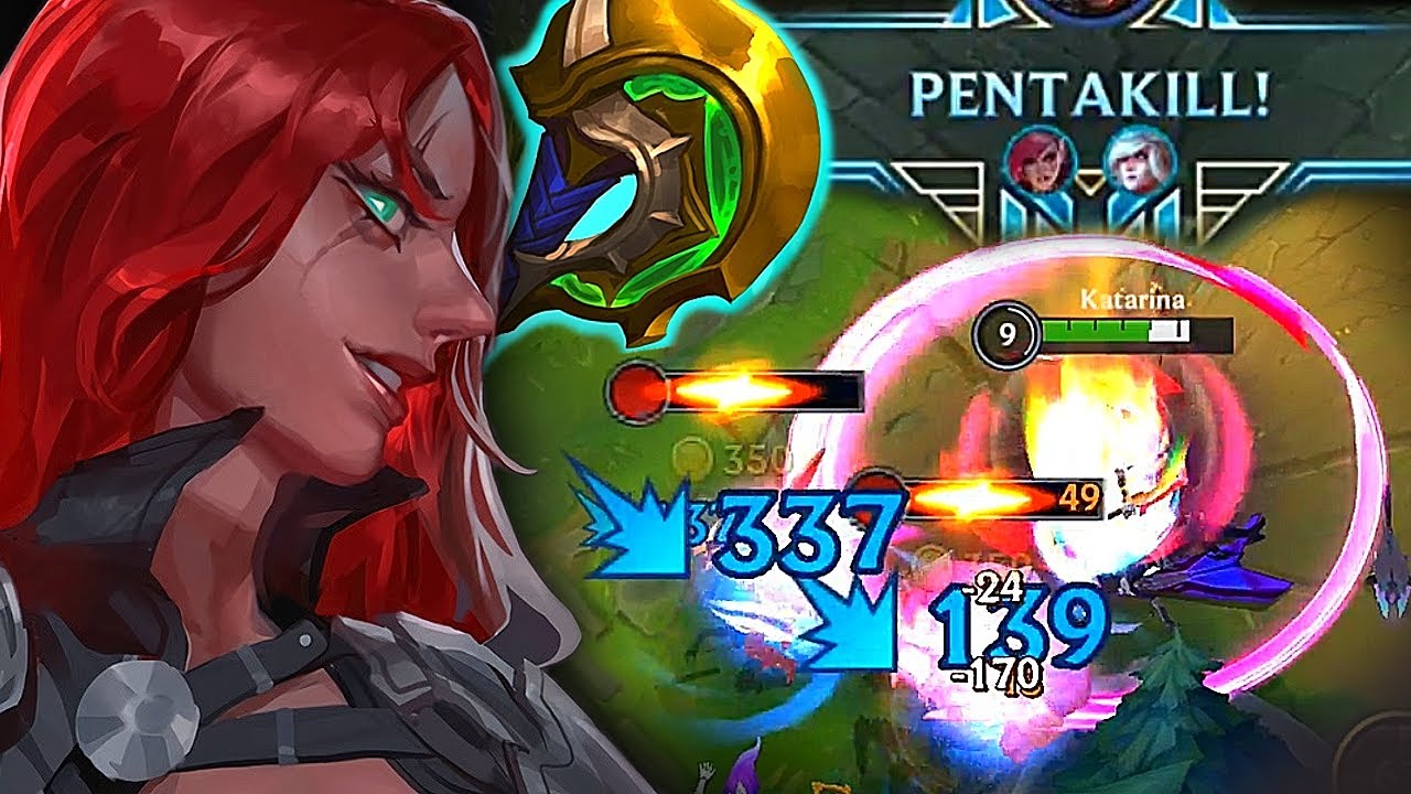 DIVINE SUNDERER KATARINA *PENTAKILLS* GRANDMASTERS | WILD RIFT - YouTube