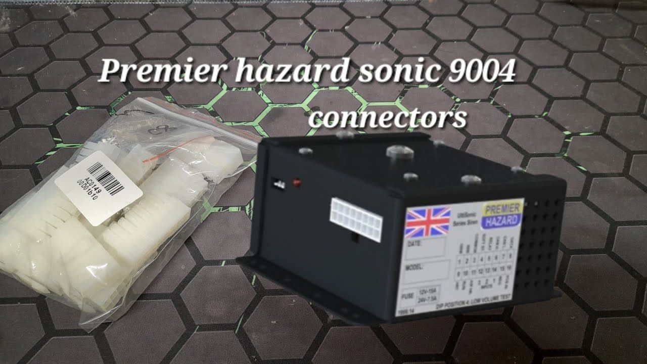 Premier hazard sonic 9004 siren amplifier wiring connectors Molex Mini ...
