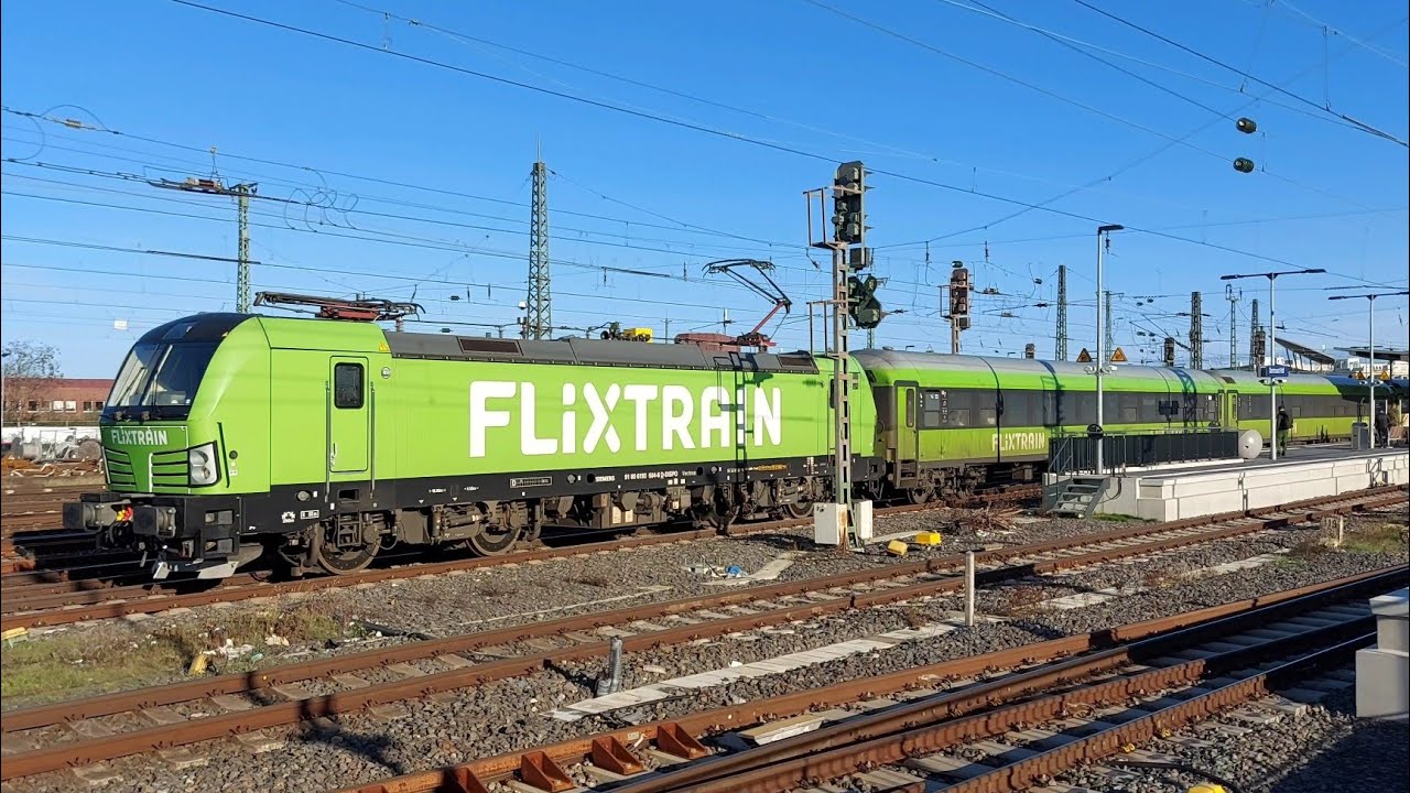 Flixtrain Videos mit den Baureihen 193 "Vectron";Br 182 "Taurus" und ...