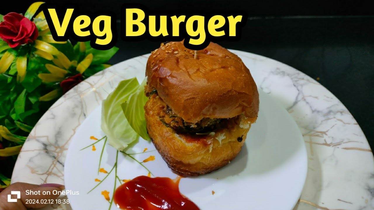 Aloo Tikki Barger, Indian Street Food, Veg Barger recipe, घर पर बनाएं ...