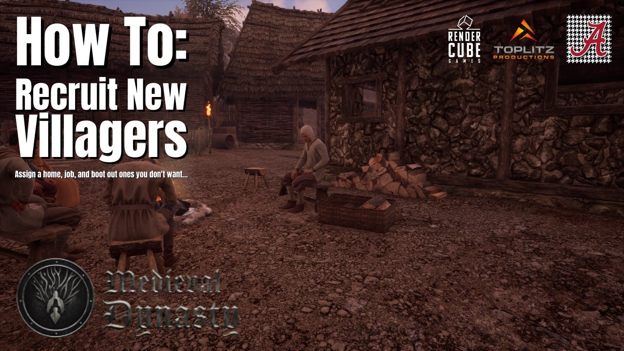 How To: Medieval Dynasty - Recruiting New Villagers - YouTube