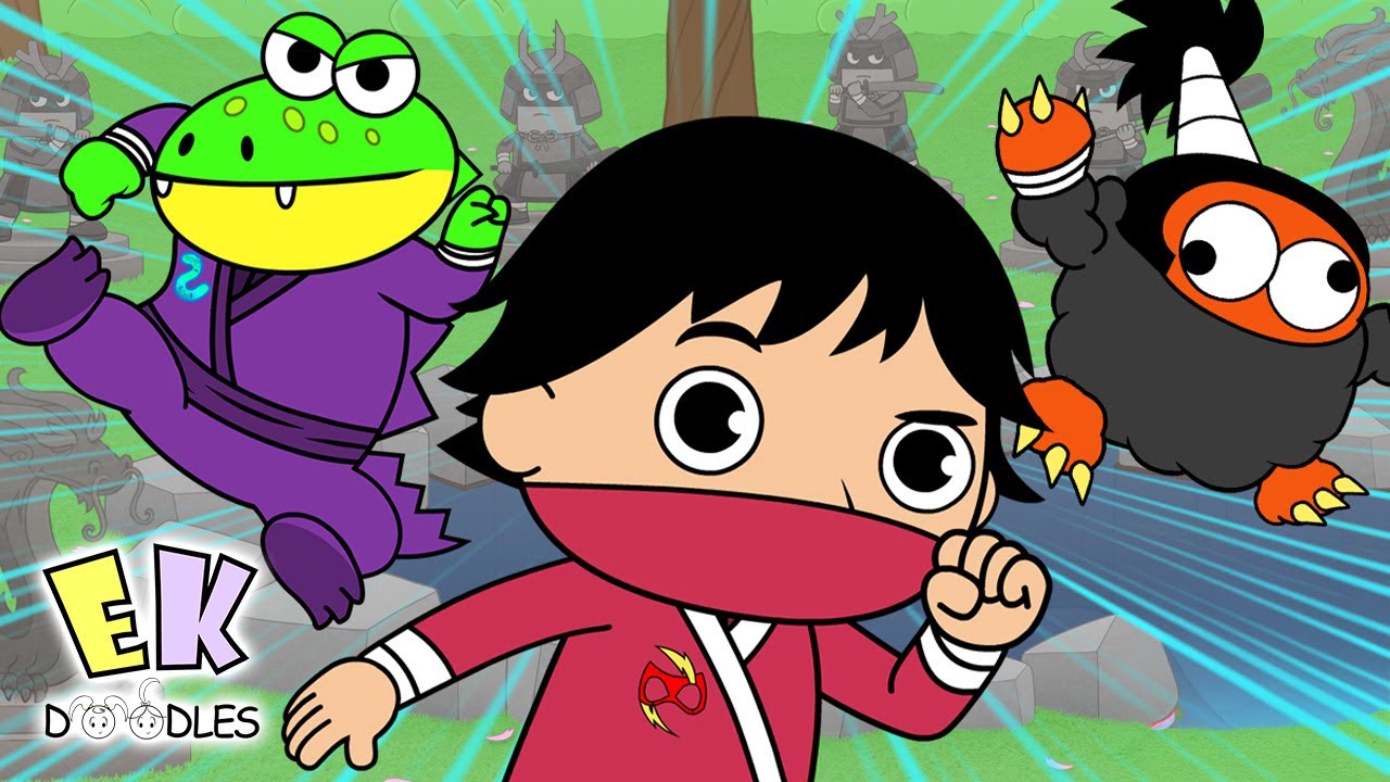 Ryan Ninja kids Spy Mission | Cartoon Animation for Children with Ryan ...