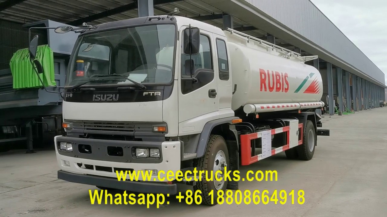 ISUZU FTR oil bowser manufacturer - www.ceectrucks.com - YouTube