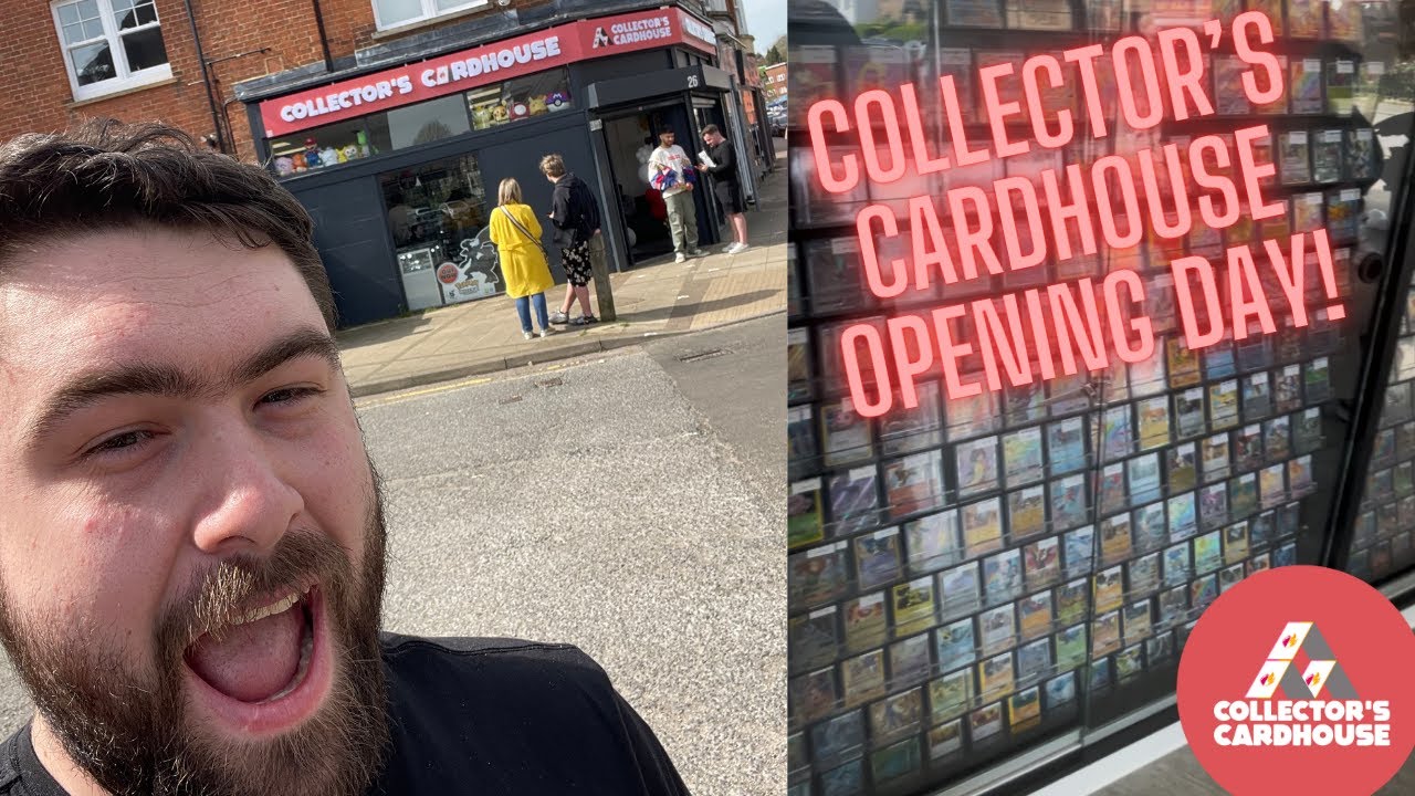I went to Collector's Cardhouse OPENING DAY! - YouTube