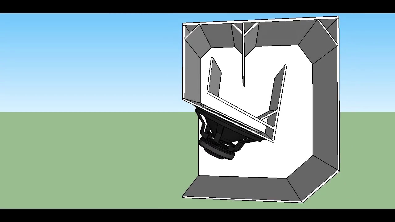 Tapped Horn 18 inch Sub-Woofer - YouTube