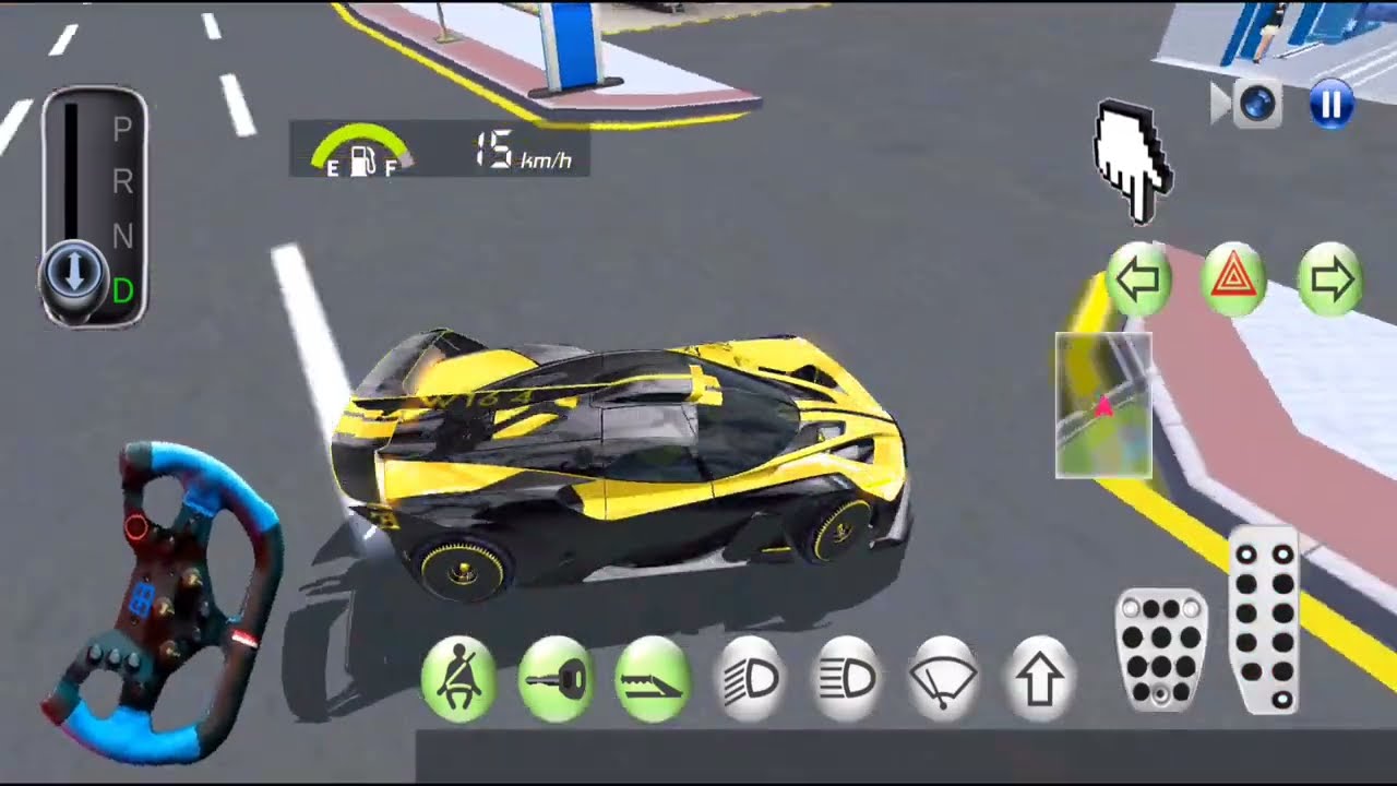 3d driving class simulator - Bugatti Bolide Carin The Gas Station ...