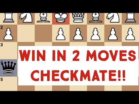 Win in Only two moves (The quickest win in Chess) - YouTube
