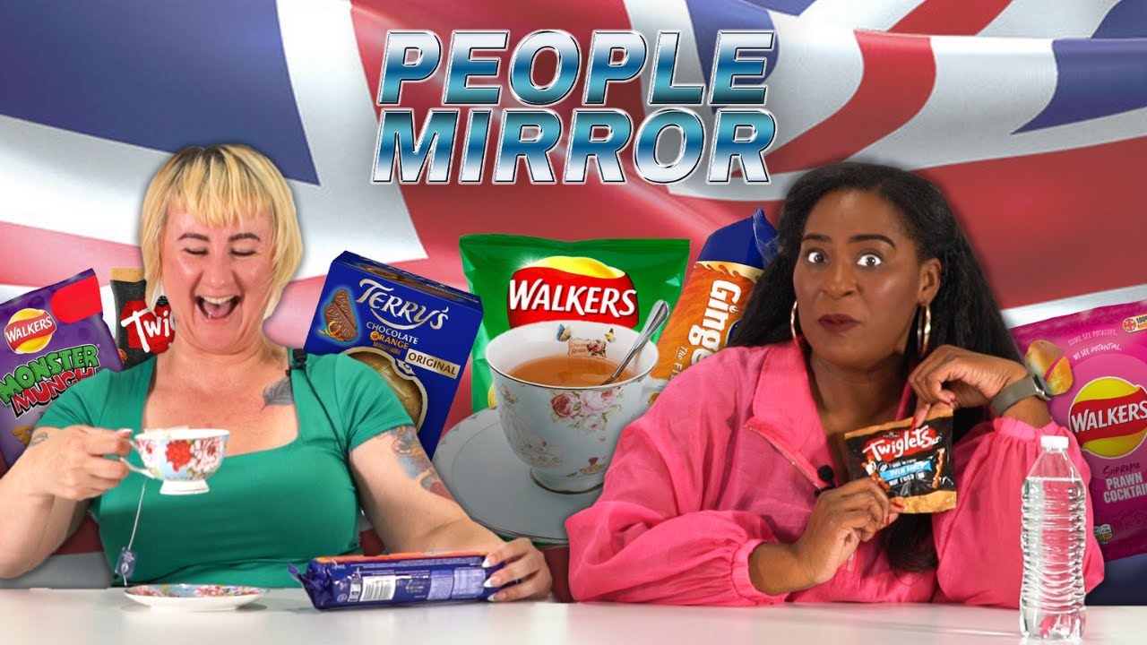 Americans try British snacks and food for the first time! - YouTube