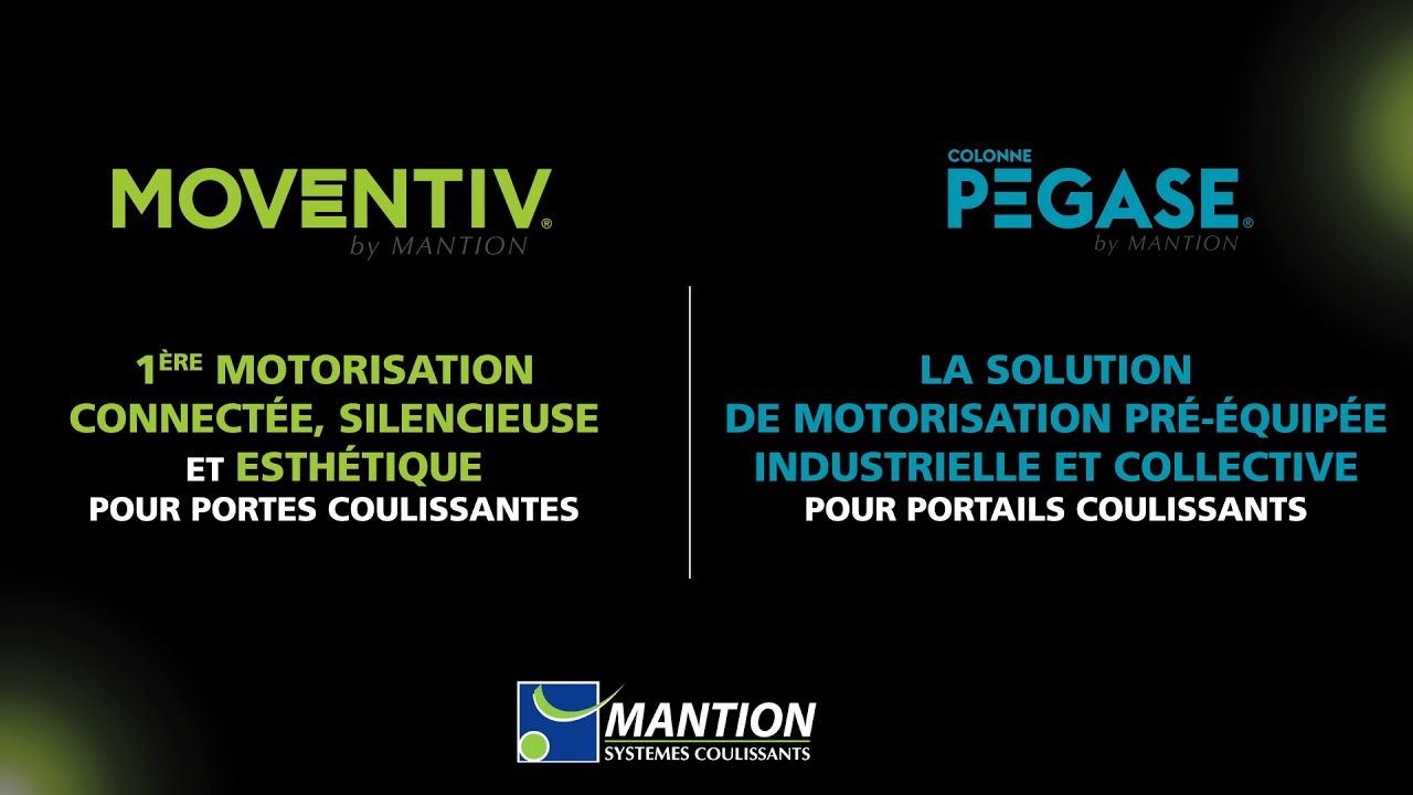 Mantion systèmes coulissants : découvrez les nouveautés - YouTube