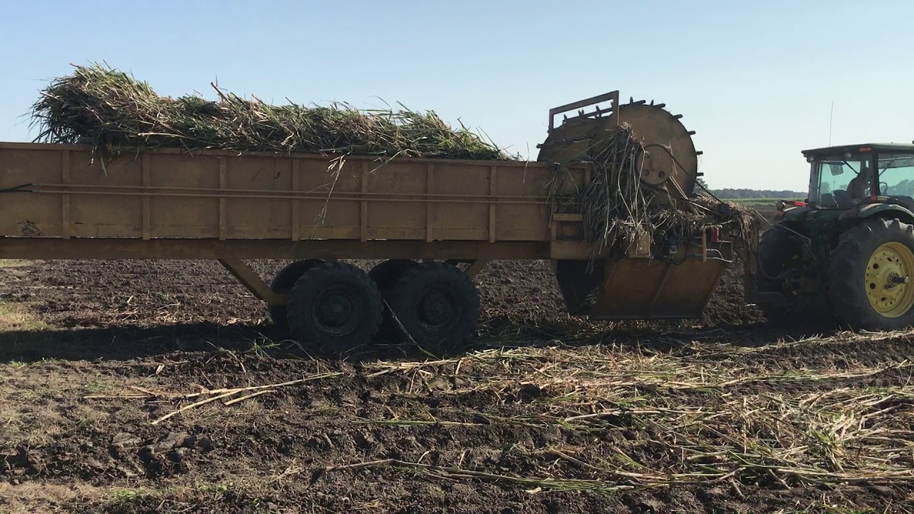 Mechanical Tow Behind Sugar Cane Planter - YouTube