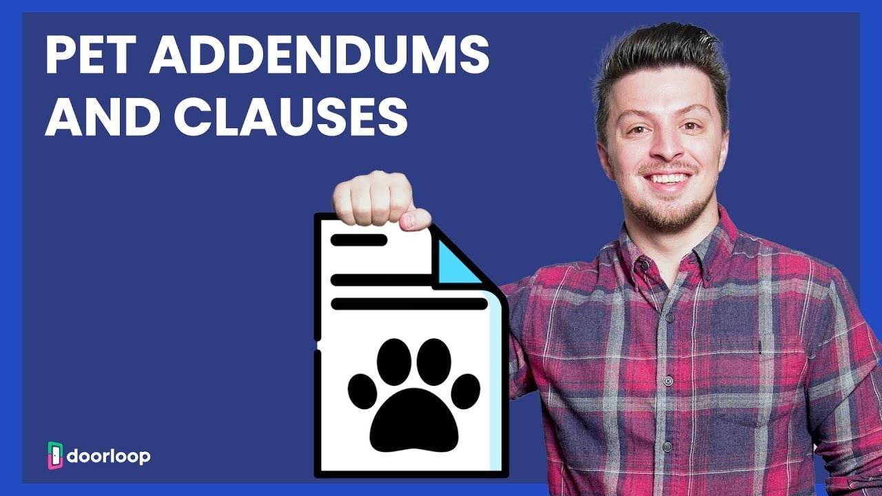 Everything You Need To Know About Pet Addendums And Clauses In A Rental ...